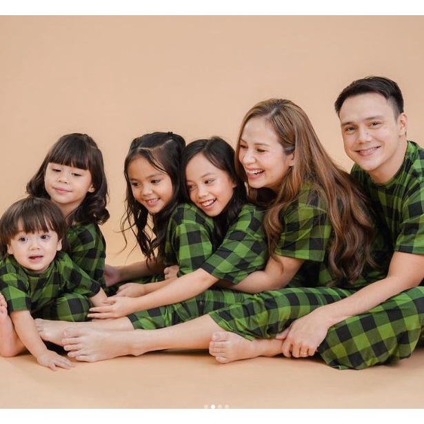 CHECKERED / CHARACTER / PLAIN Family Kid Adult Terno Shirt Pajama ...