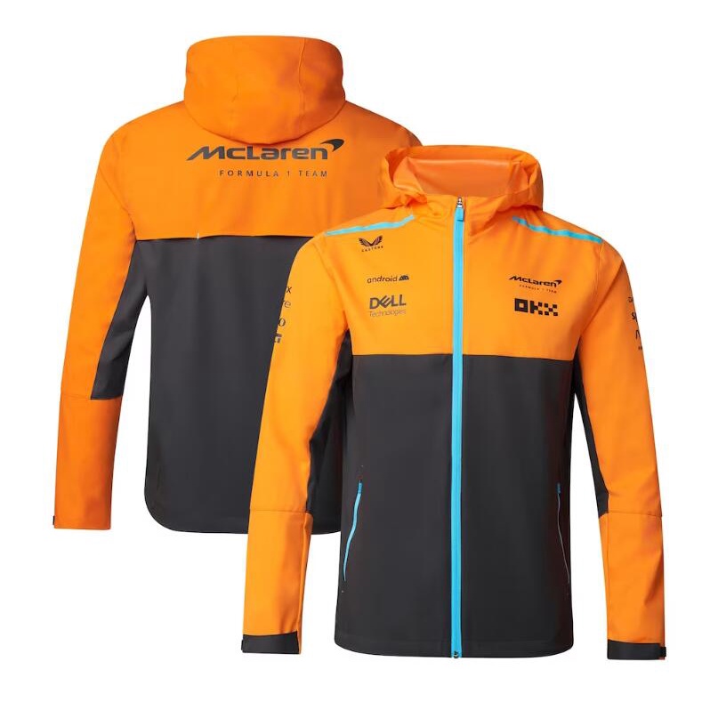 2023 Newest F1 Racing Hooded Sweat + Mclaren Team F1 Softshell Jacket ...