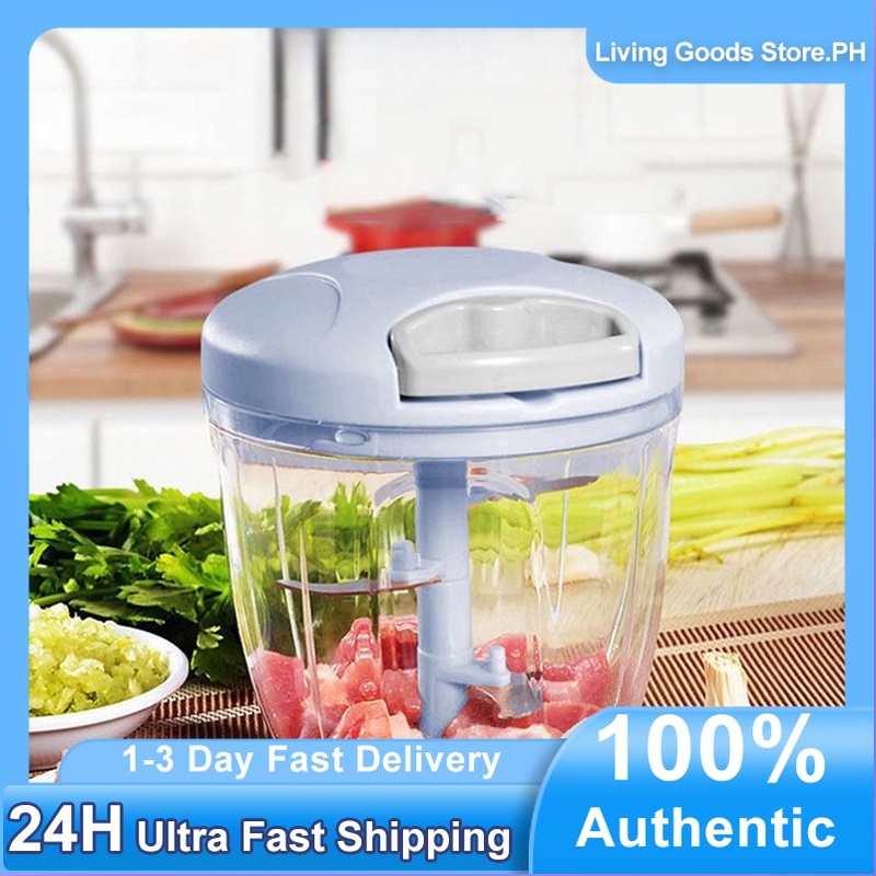 500/900ML Multi-function Food Chopper Food Processor Garlic Crusher ...