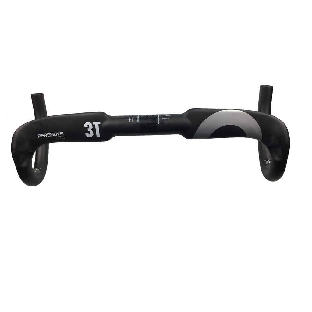 3T Full Carbon Fiber MTB Bike Handlebar UD Glossy Aero Drop Bar For MTB ...
