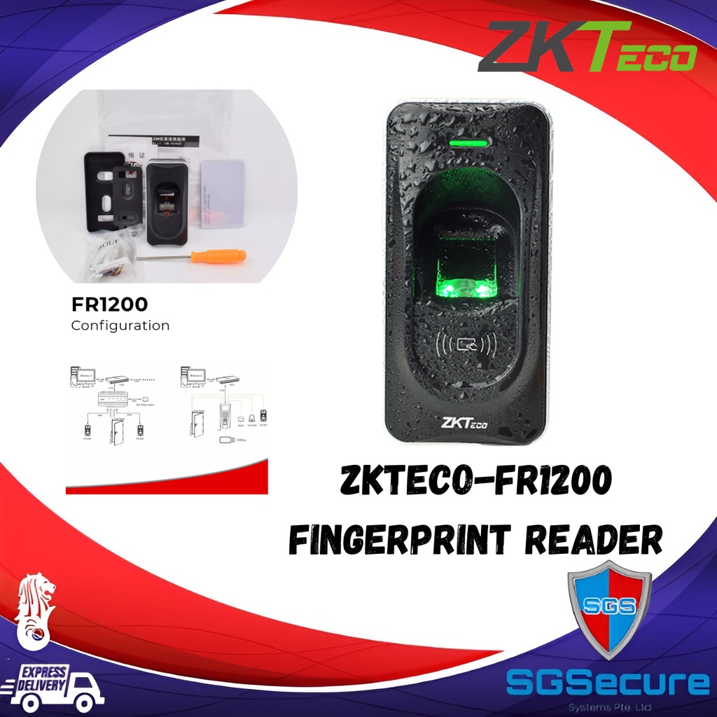 ZKTeco FR1200 (Biometric Fingerprint Reader) | Shopee Philippines