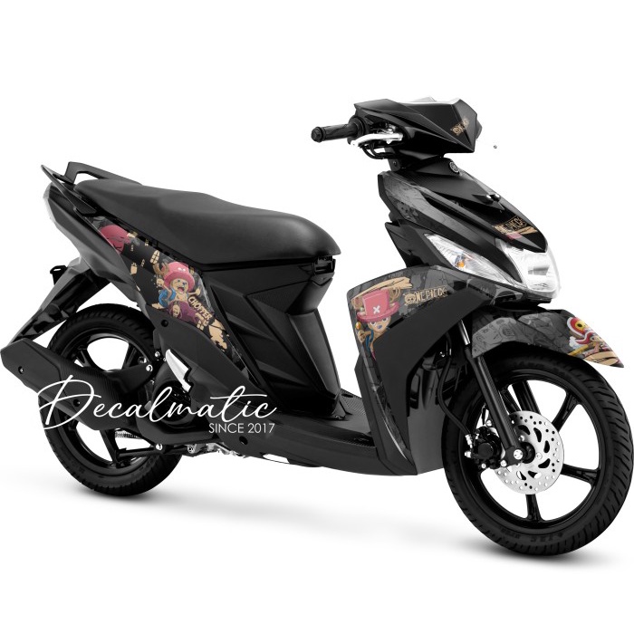 Mio M3 Full Body Decal Yamaha Mio Z 125 One Piece Chopper Sticker ...