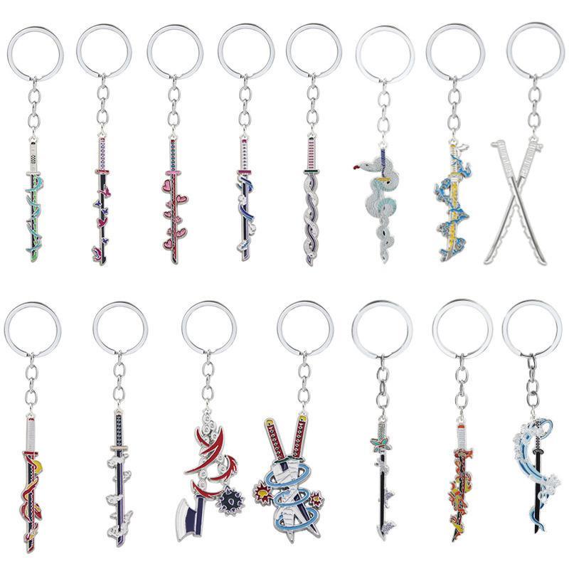 Demon Slayer Weapon Metal Keychain Tanjirou Agatsuma Zenitsu Main ...