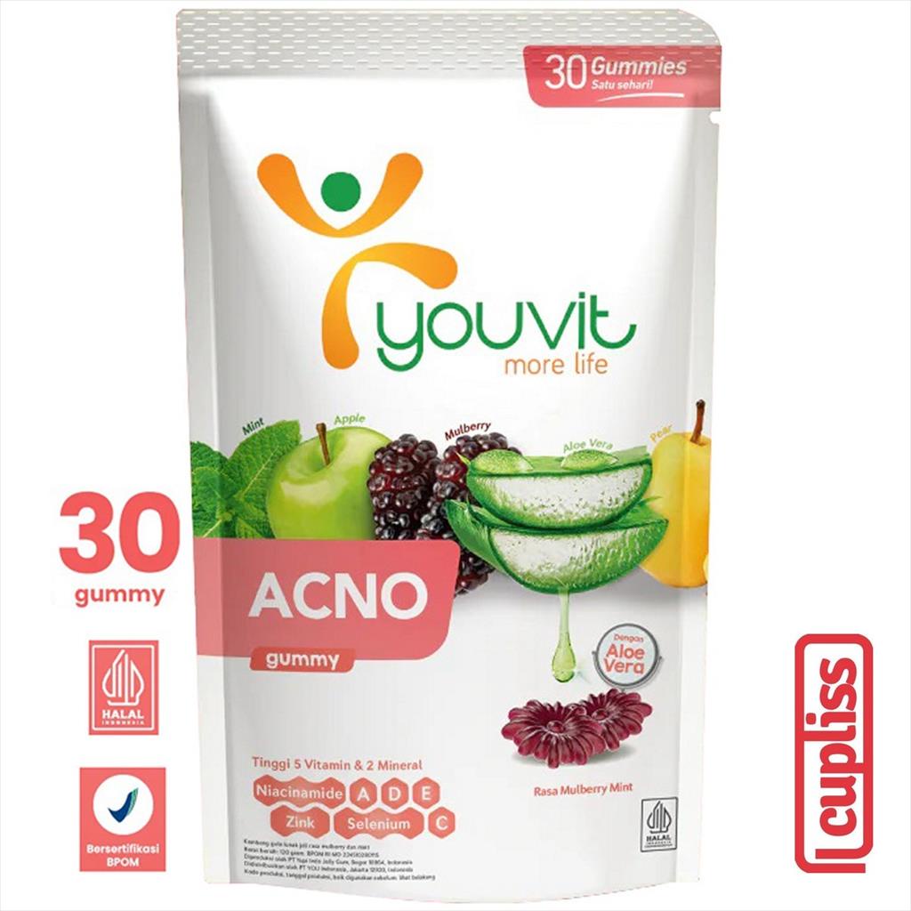 Youvit Original Multivitamin Gummy ACNO 30 Days anti-Acne Cupliss KG ...