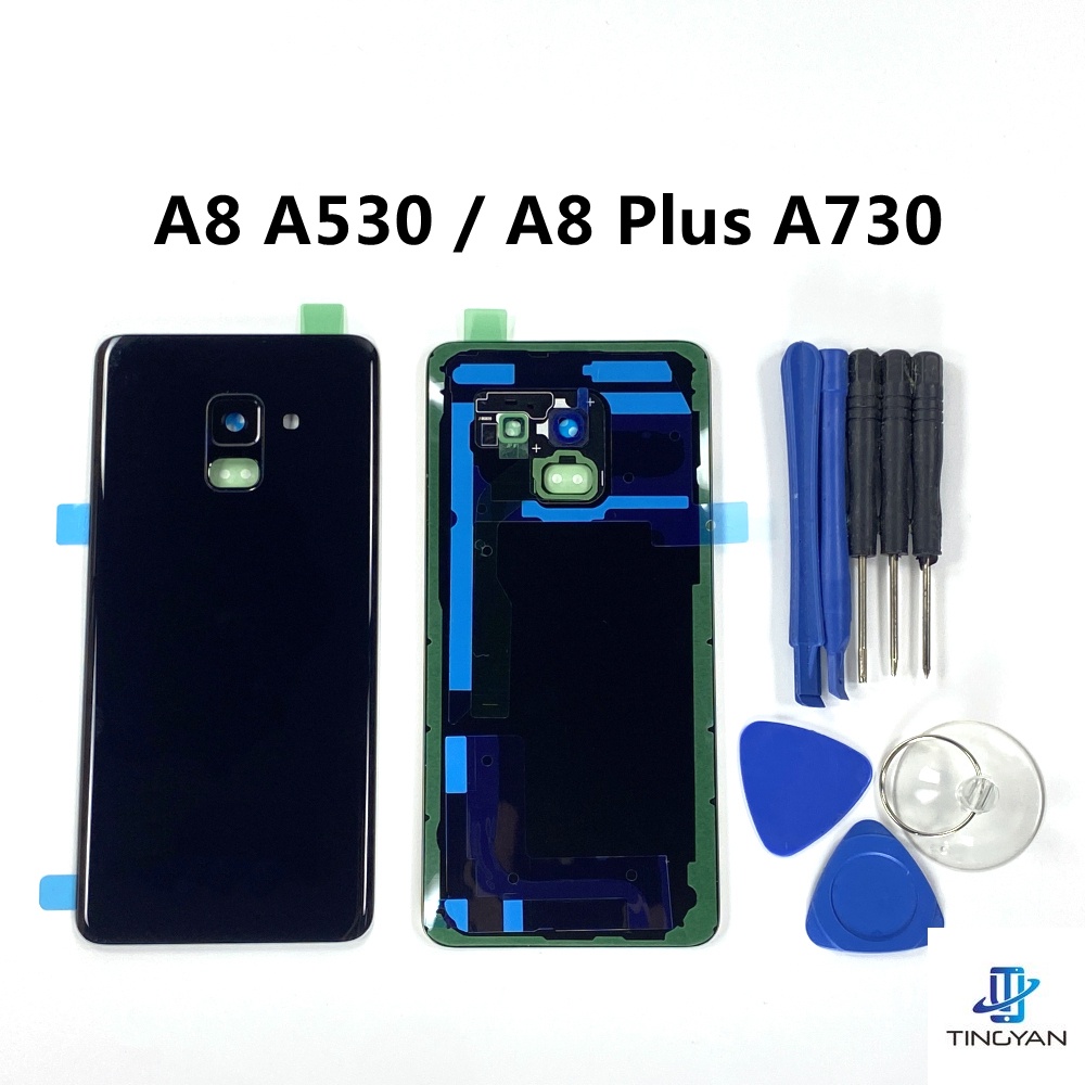 Back Door Battery Cover Housing For Samsung Galaxy A8 Plus A730 A730F A8 A530 A530F 2018 Rear ...