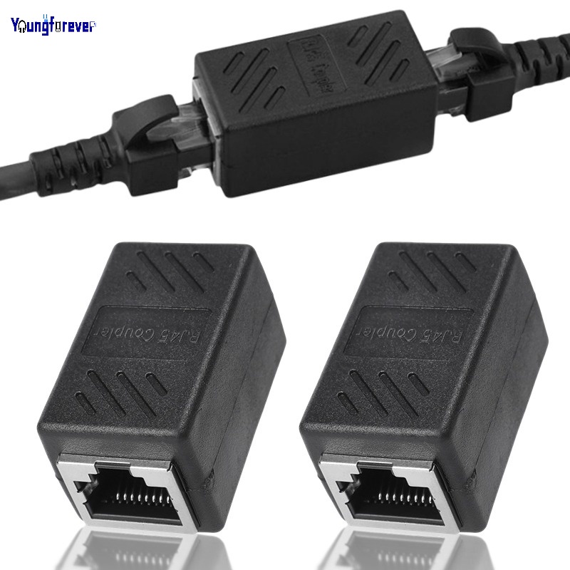 New Upgraded ABS RJ45 Network Straight-through Connector Practical High ...