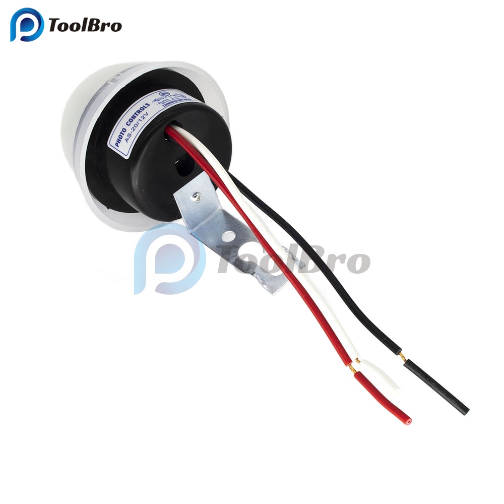 AS-20 Photoelectric Sensor Switch AC 220V DC 12V Waterproof Auto Photo ...