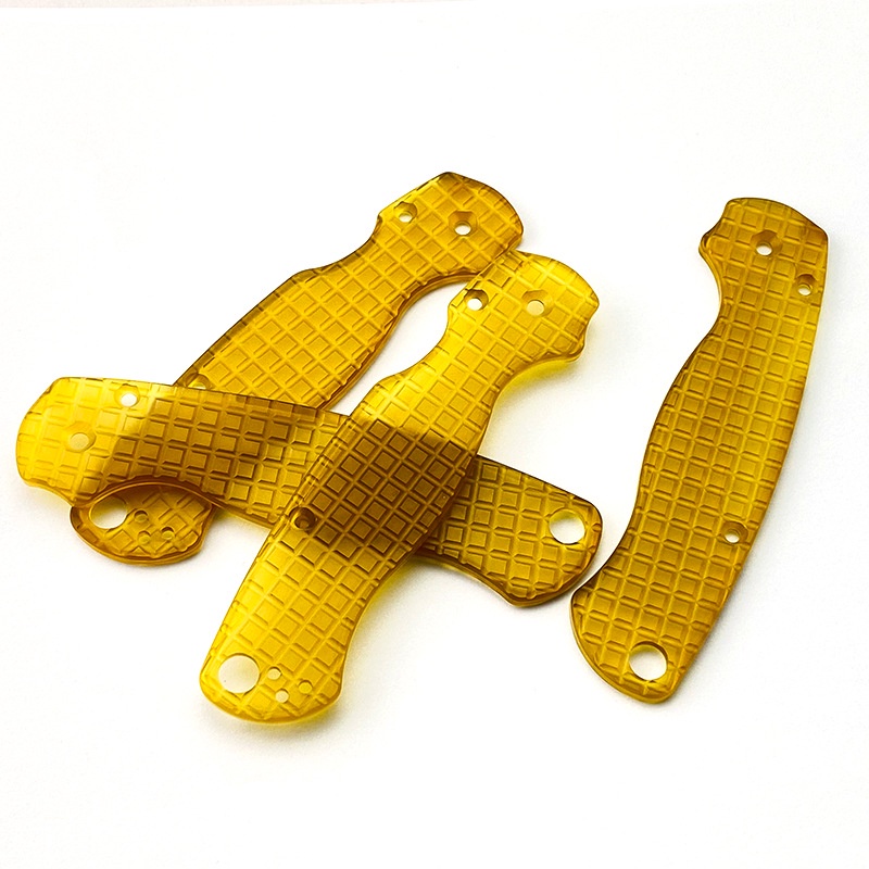 1 Pair Custom Ultem Scales for Spyderco Paramilitary 2 Knife Patches ...