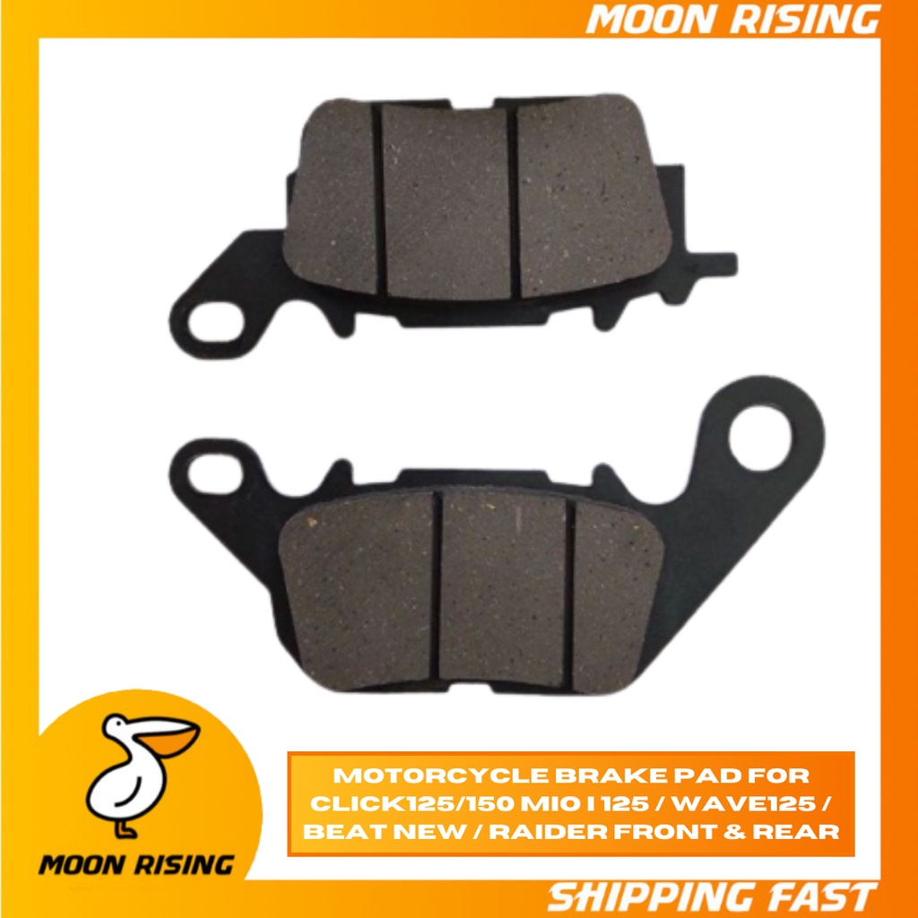MOTORCYCLE BRAKE PAD FOR Click125/150 Mio i 125 / Wave125 / Beat new ...