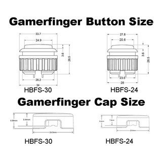 12Pcs Replacement Hitbox Button Caps for Gamerfinger Mechanical ...