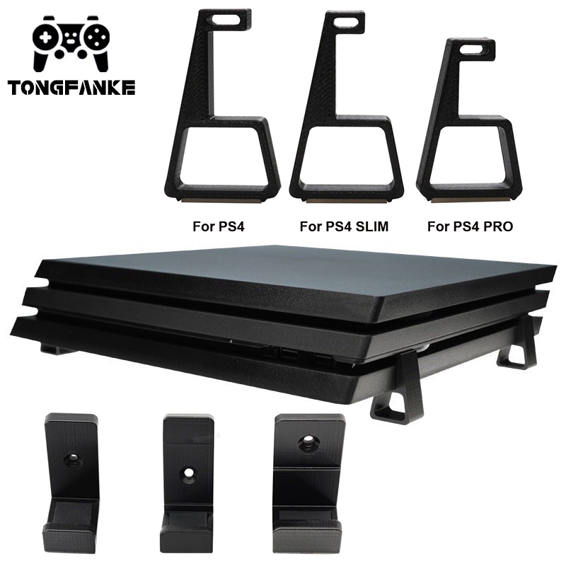 Wall Mount Rack For PS4 Game Console Cooling Horizontal Holder Hanging ...