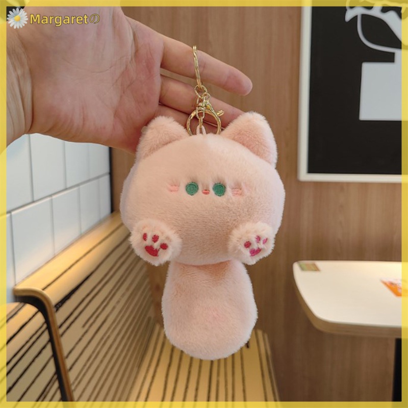 [Margaret] Kawaii Soft Stuffed Animal Little Cat Keychain Plush Bag Car ...