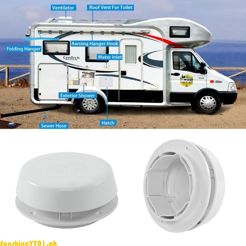 SUN Round RV Roof Sewer Vent Cover Roof Vent Cap for RV Trailer Camper ...