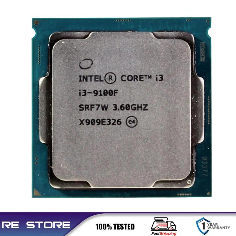 Used Intel Core I3 9100f 3 6ghz Srf7w Srf6n Quad Core Quad Thread Cpu
