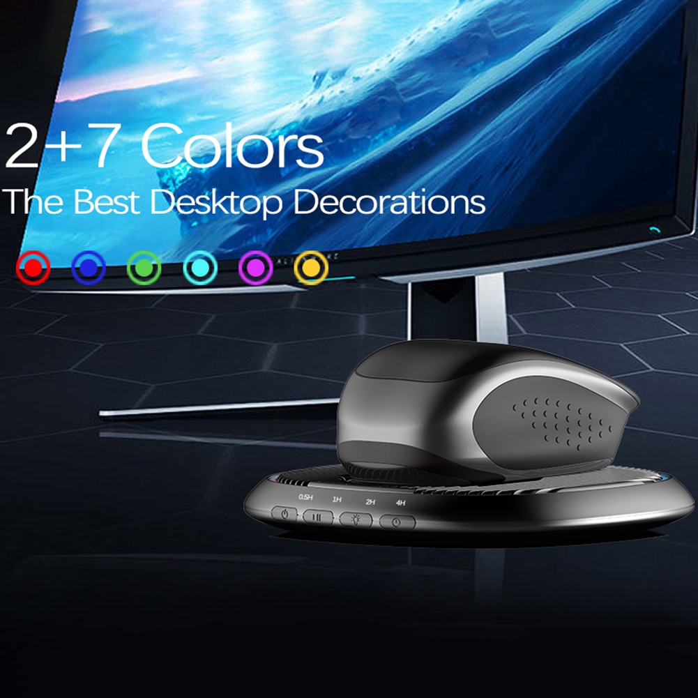 Adjustable Mouse Mover RGB Lights with Timer Mouse Jiggler Computer ...