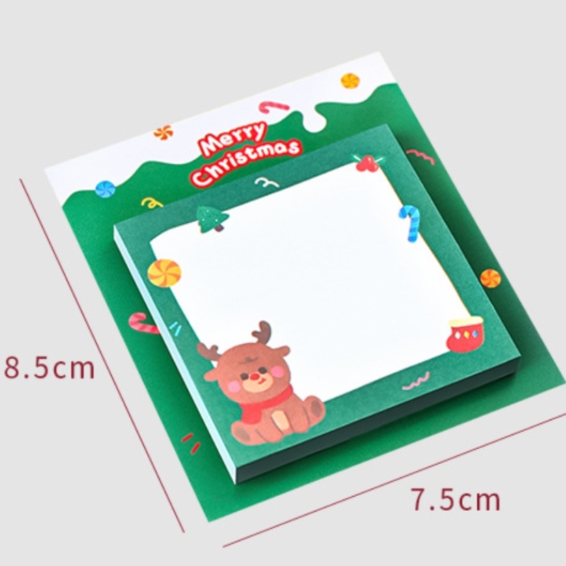 Christmas Sticky Notes Notepad Memo Pad Office School Supplies ...