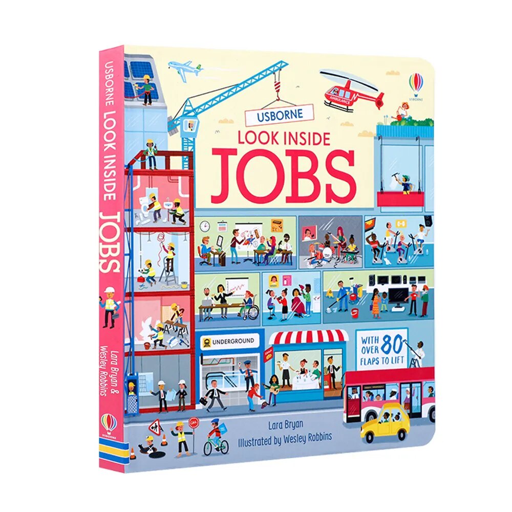 Usborne Look Inside Jobs Children Educational Book Bedtime Reading Book ...