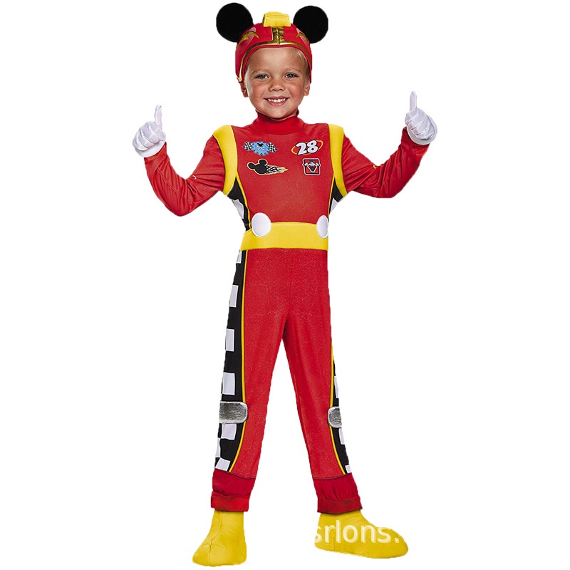 Halloween Mickey Racing Costume cos Stage Costume cosplay Costume ...