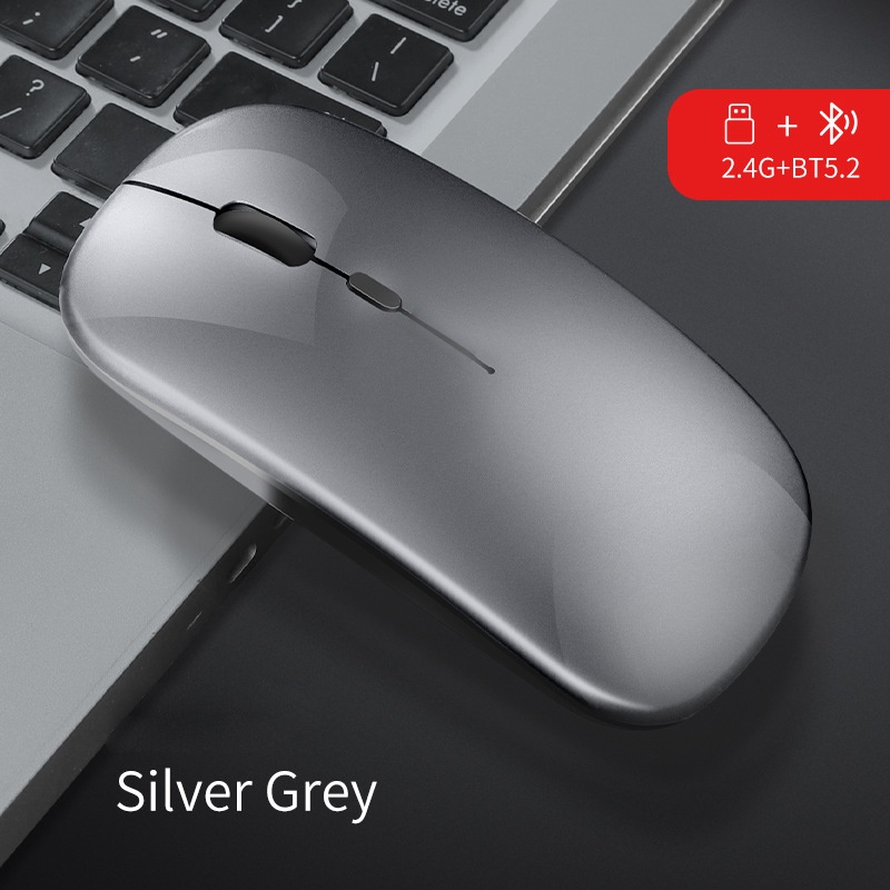 New arrive Bluetooth Wireless Mute Slim Mouse For iPad iOS & Android ...