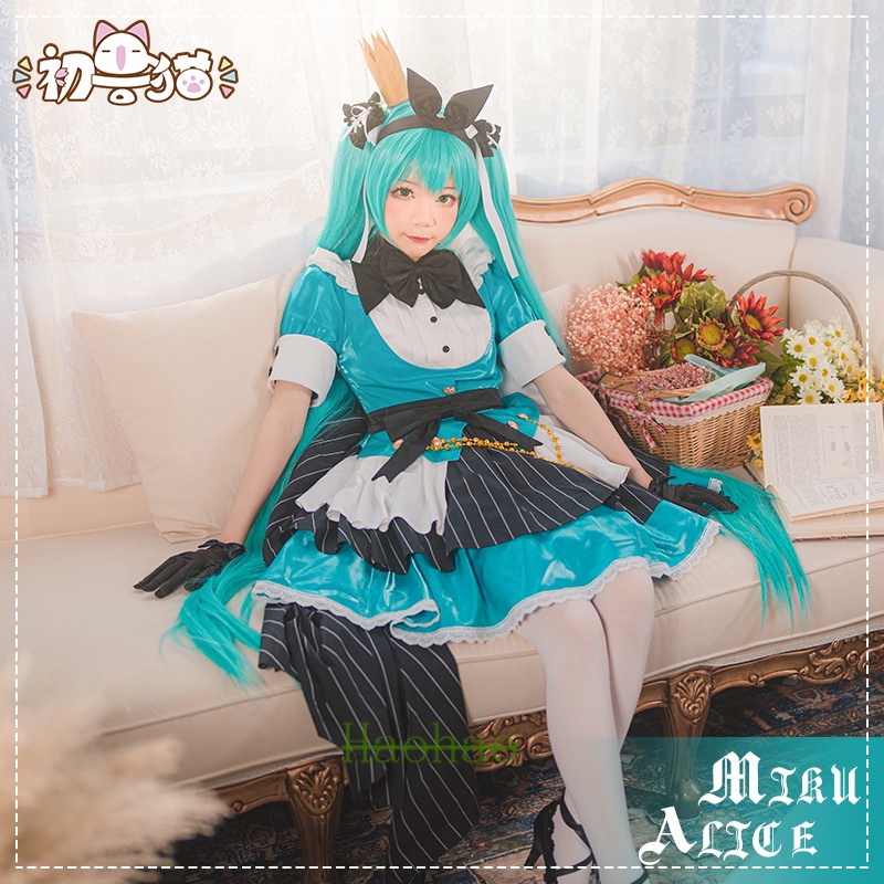 Hatsune Miku cos Hatsune Alice cosplay Anime clothing complete set for ...