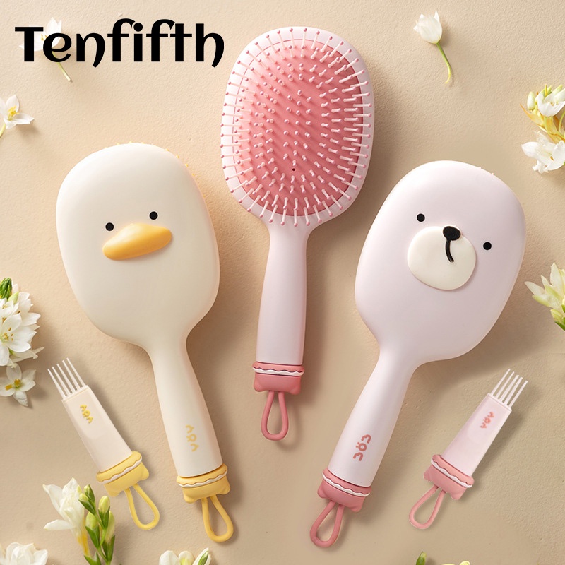 TENFIFTH Cute Comb Massage Air Cushion Hairbrush Anti-Static For Curly ...