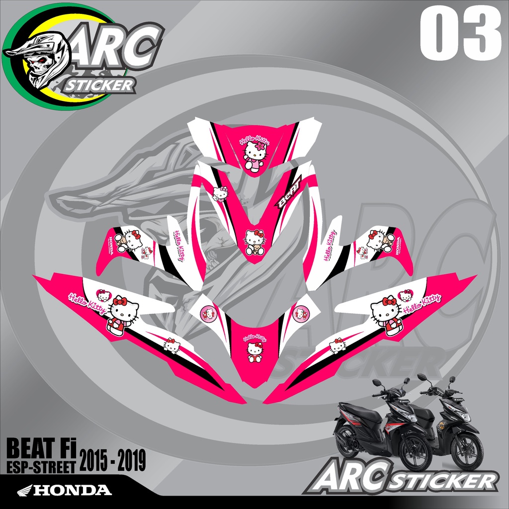 Decal Sticker Fullbody Motorcycle Honda Beat Street/Fi Esp/Fi New 2016 ...