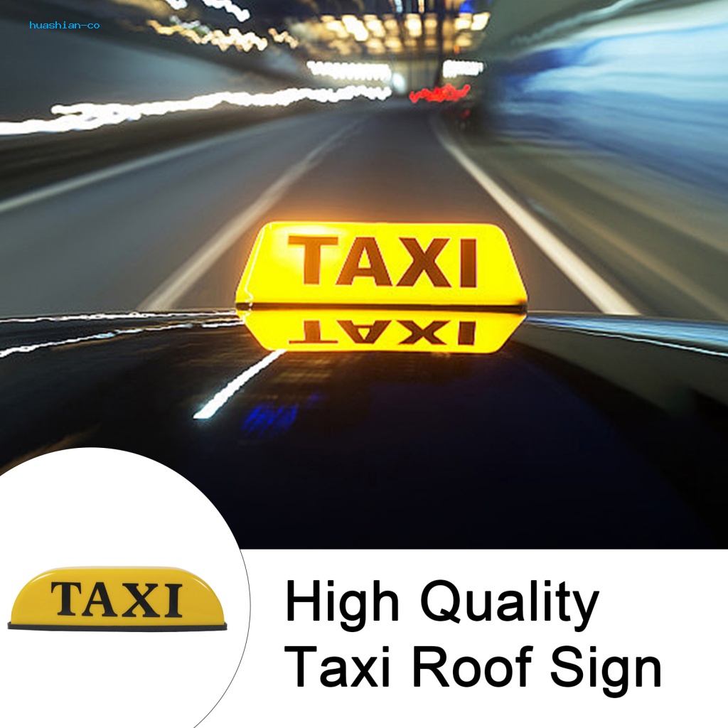 huashian Pp Plastic Taxi Light Taxi Roof Light High-quality Waterproof ...