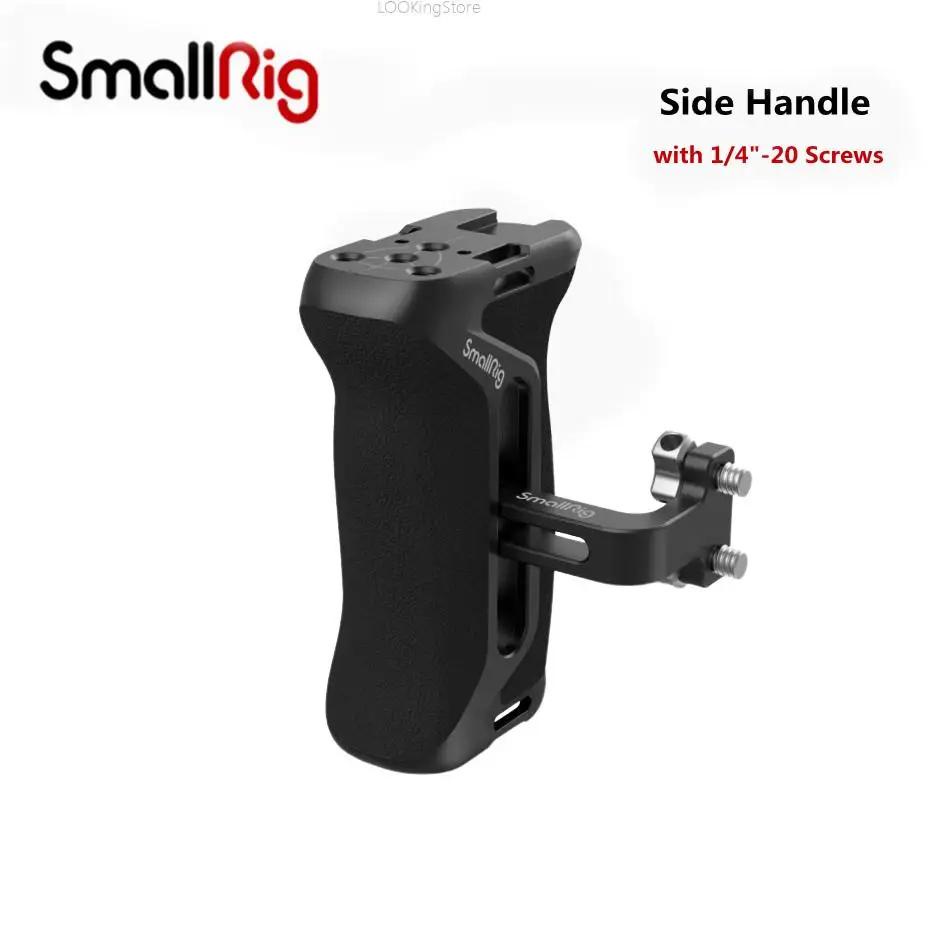 SmallRig Side Handle with 1/4"-20 Screws DSLR Camera Hand Grip Aluminum ...