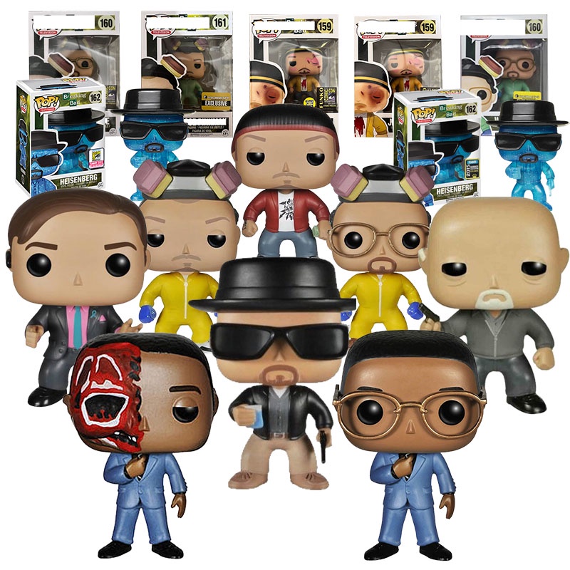 POP FUNKO Breaking Bad Action Figure Walter White 160 Heisenberg 162 ...