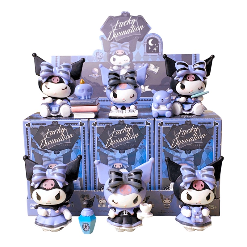 6Pcs/Set Magic Kuromi Series Sanrio Kuromi Q Version Figures Dolls ...