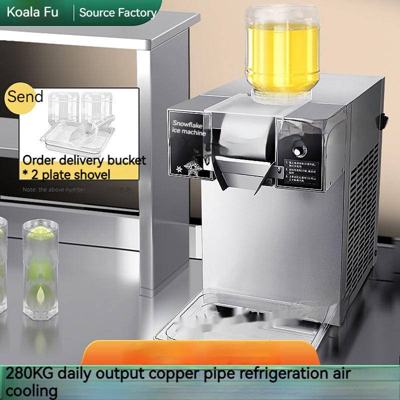 Bingsu Machine Snowflake Ice Machine Snow Continuous Cooled Milk Mango ...