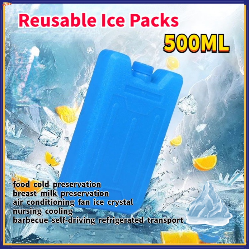 500ML Lunch Ice Pack Reusable Ice Packs Breastmilk Storage Baby Cooler ...