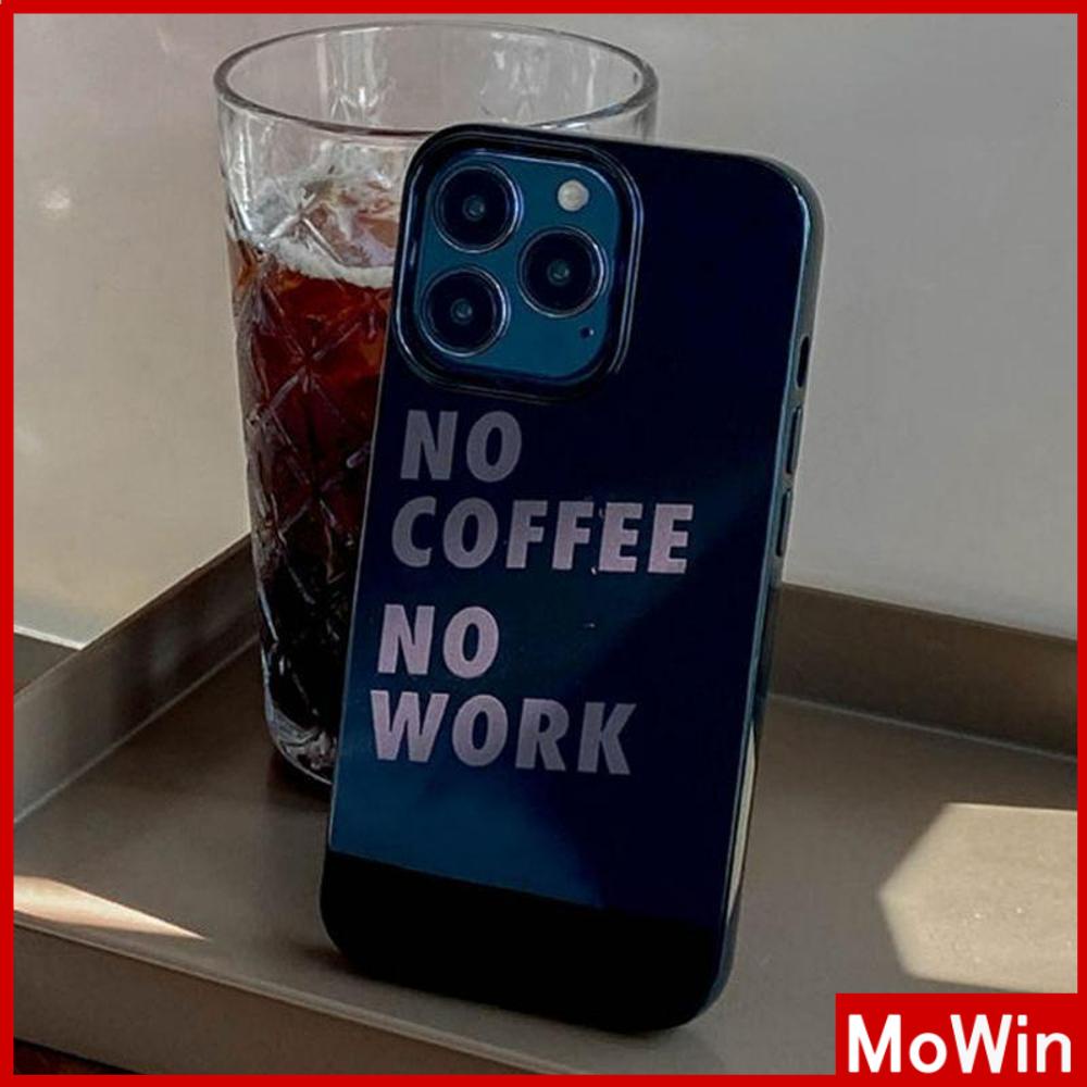 Soft black phone case with simple slogan printed on it, suitable for ...