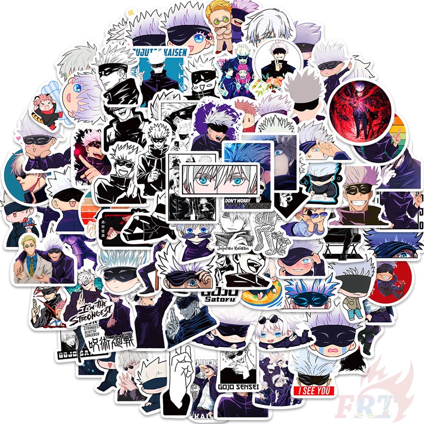 100Pcs/Set Satoru Gojo Stickers DIY Fashion Waterproof Doodle Decals ...