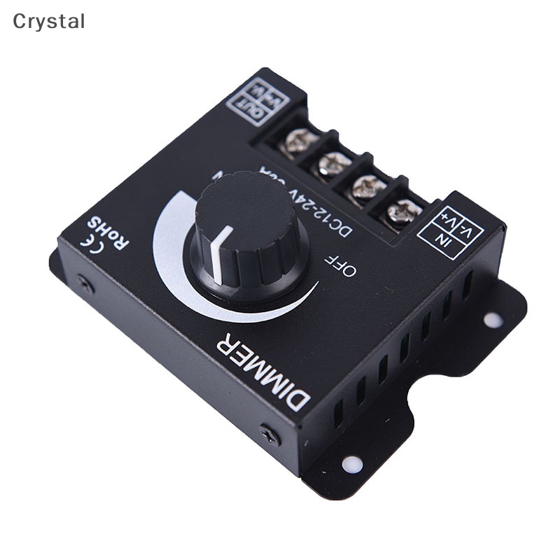 Crystal- 1pc dc12v/24v 30a led switch dimmer controller for led strip ...