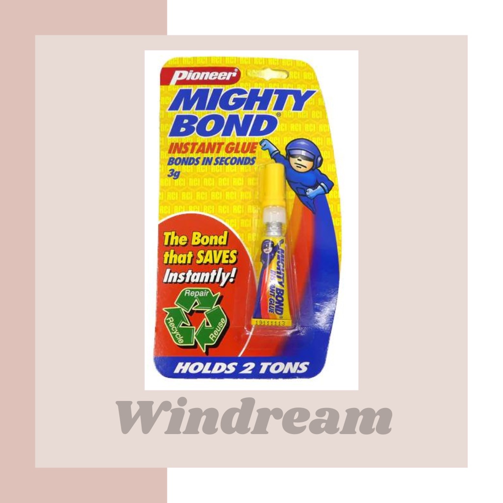 Pioneer Mighty Bond 3g Super Glue | Shopee Philippines