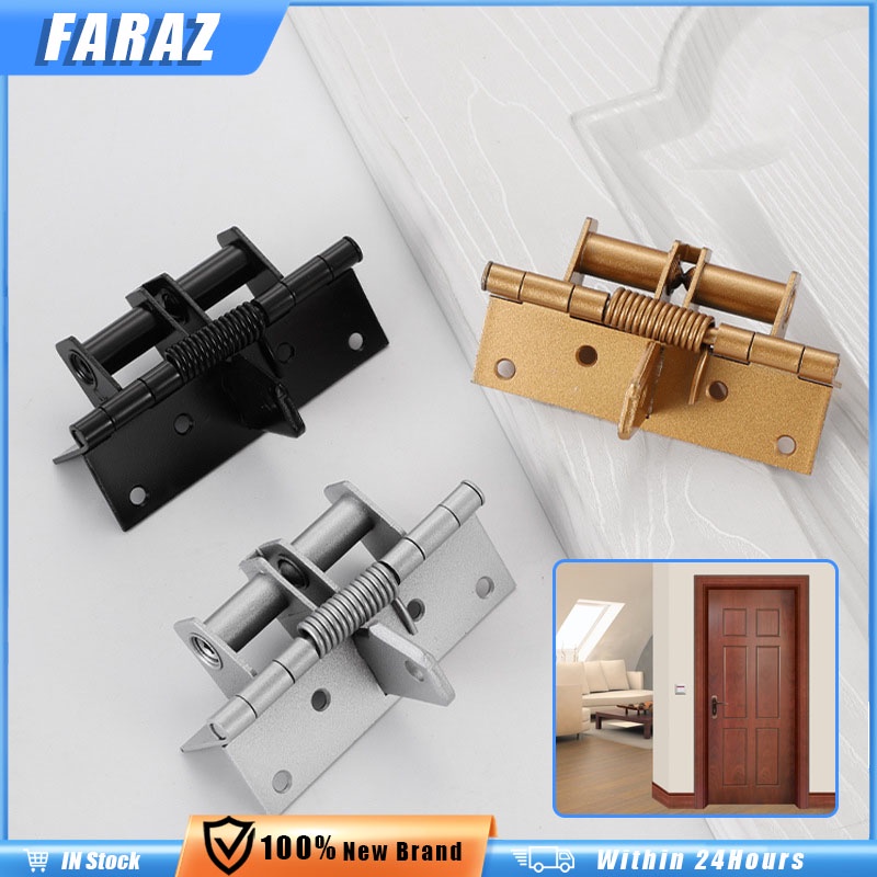Steel Automatic Self Closing Door Closer Hinge Spring Hinges Home Supplies for Most Doors ...