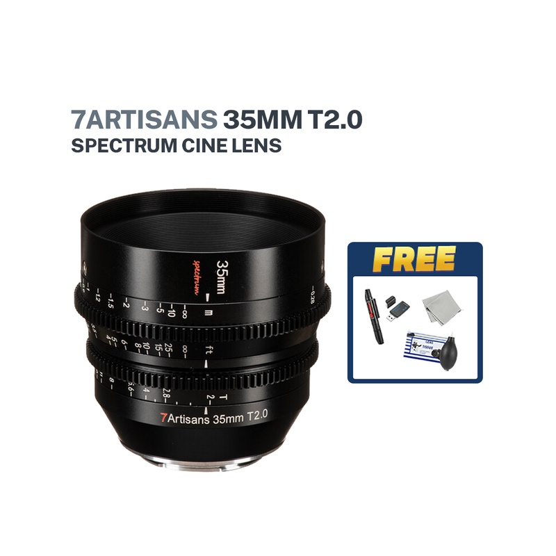 7Artisans Photoelectric 35mm T2.0 Spectrum Cine Lens | Shopee Philippines