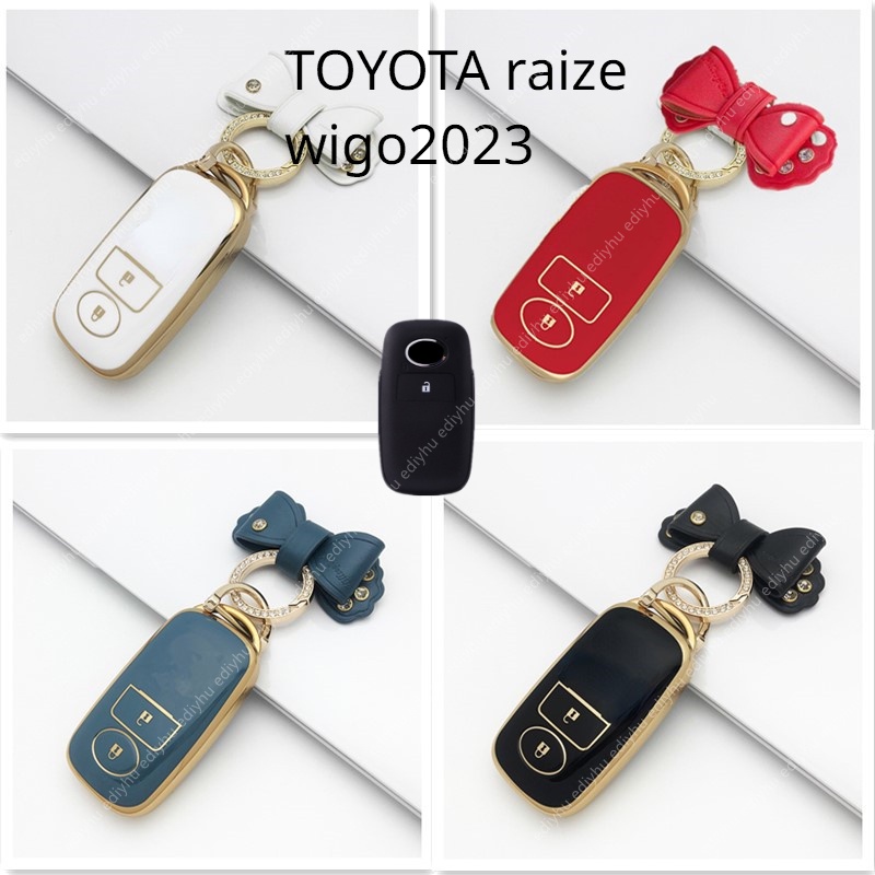 TOYOTA Wigo 2023 car key cover holder For Toyota raize Yaris Rush ...