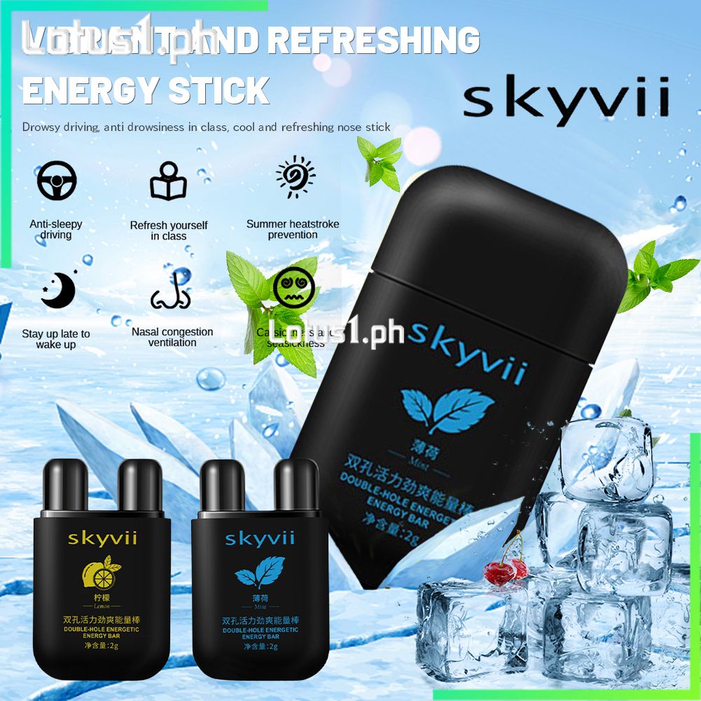 skyvii vitality anti-drowsiness nasal inhaler/dual-hole energy energy ...