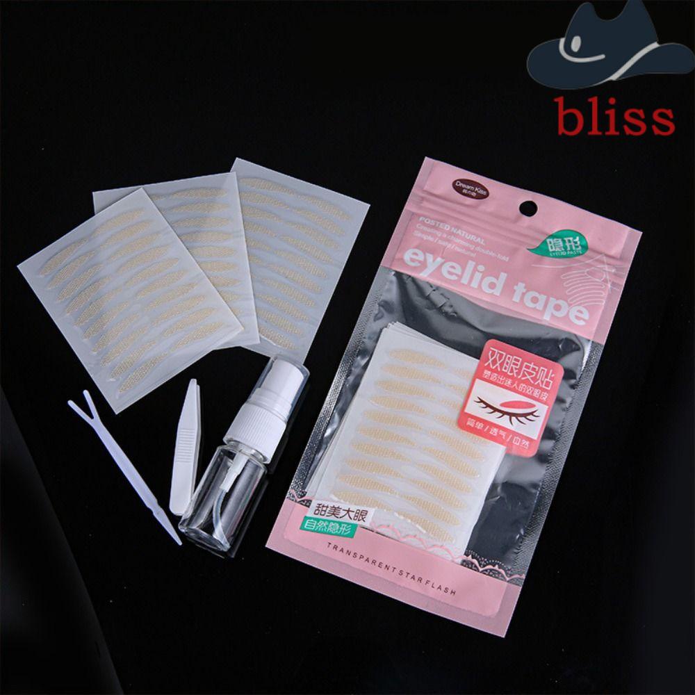 BLISS 200 Pairs Lace Mesh Eyelid Sticker, with Auxiliary Tool Water ...