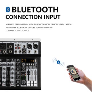 Aibedo KP4 Channel Professional Audio Mixer Bluetooth DSP USB Mini ...