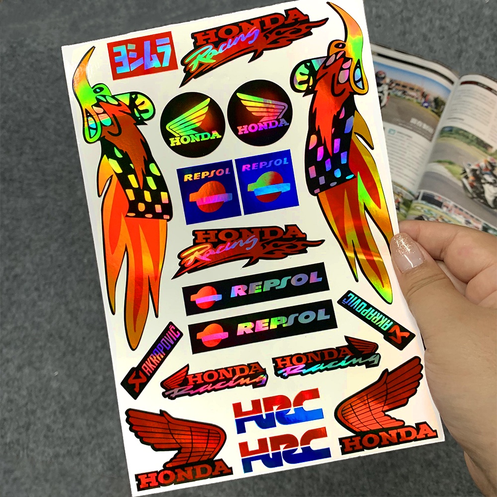 Rainbow Motorcycle Sticker for Honda Click 125i 150i 160 ADV PCX Giorno ...