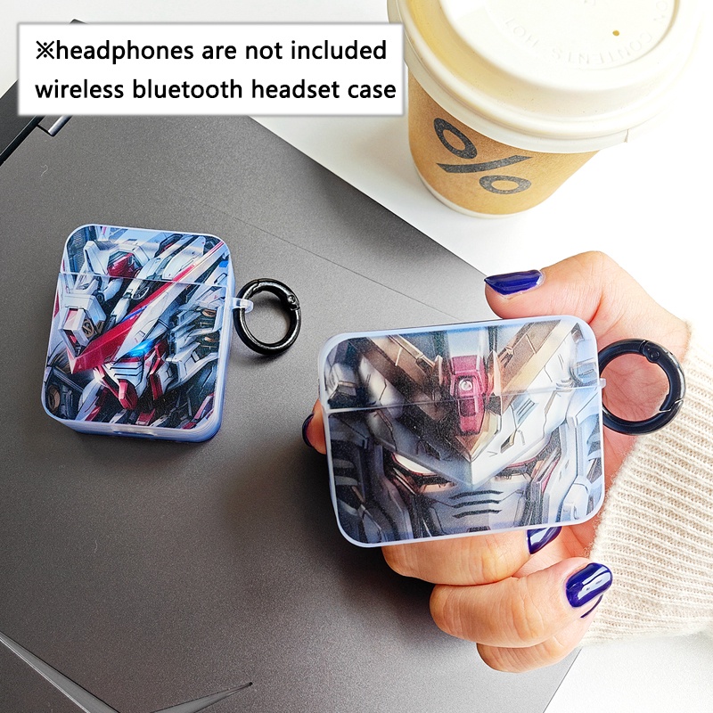 Square Anime Gundam Mecha Cartoon Wireless Bluetooth Headphone Box for ...