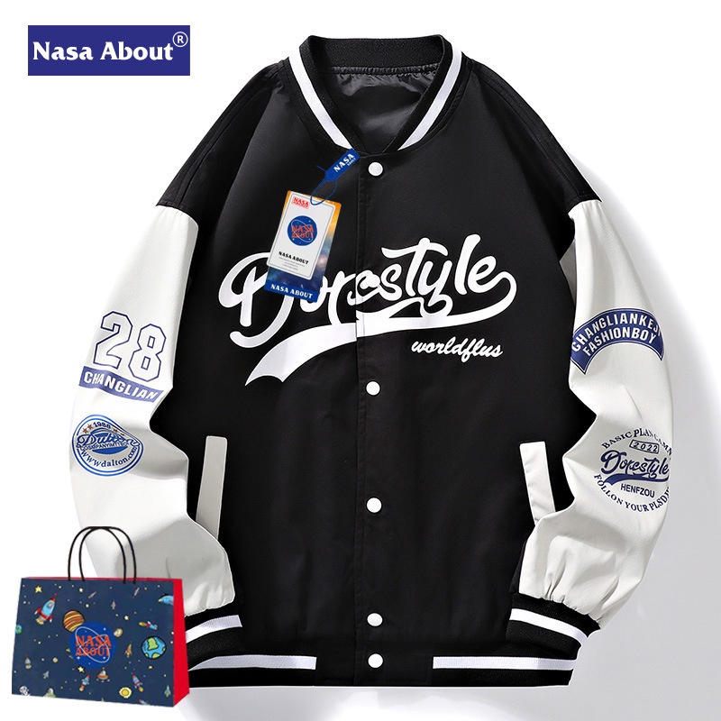 Nasa Co-Branded 2023 New Style Baseball Uniform Men's Jacket Spring ...