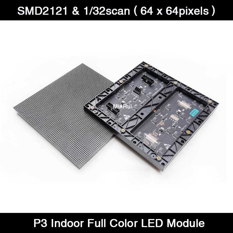 P3 HD Indoor Full Color SMD RGB LED Video Sign 192x192mm Matrix LED ...