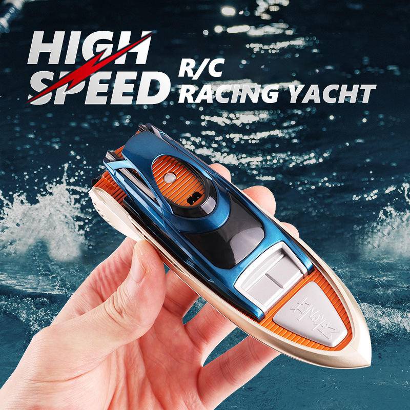 Mini Remote Control Speedboat High Speed RC Boat Ship 2.4GHz 4 Channel ...