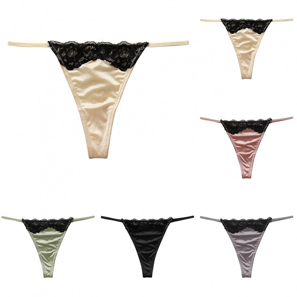 Jumlee Women Sexy Lingerie Lace Satin Panties T Pants Briefs G String