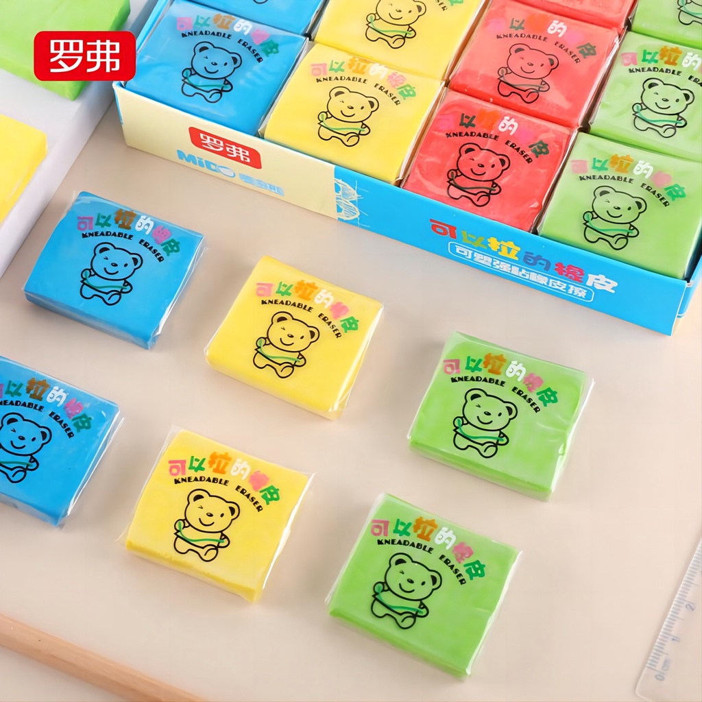 Plastic Eraser Art Clay Eraser Color-changing Brushed Colored Pencil ...