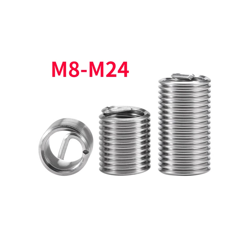 [XNY] 304 Stainless Steel Threaded Sleeve Steel Wire Threaded Sleeve ...
